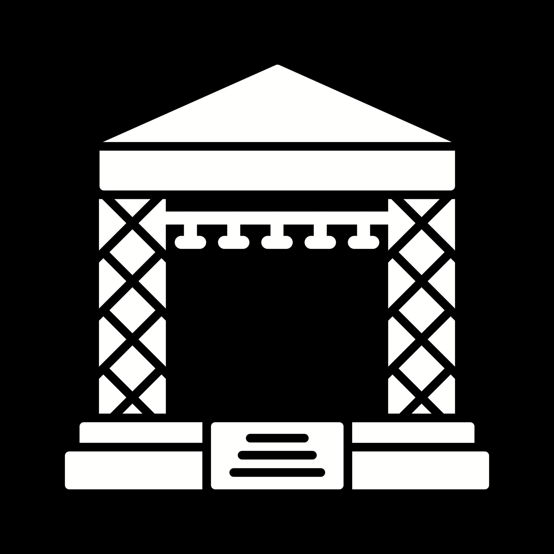 Stage Vector Icon 17217914 Vector Art at Vecteezy