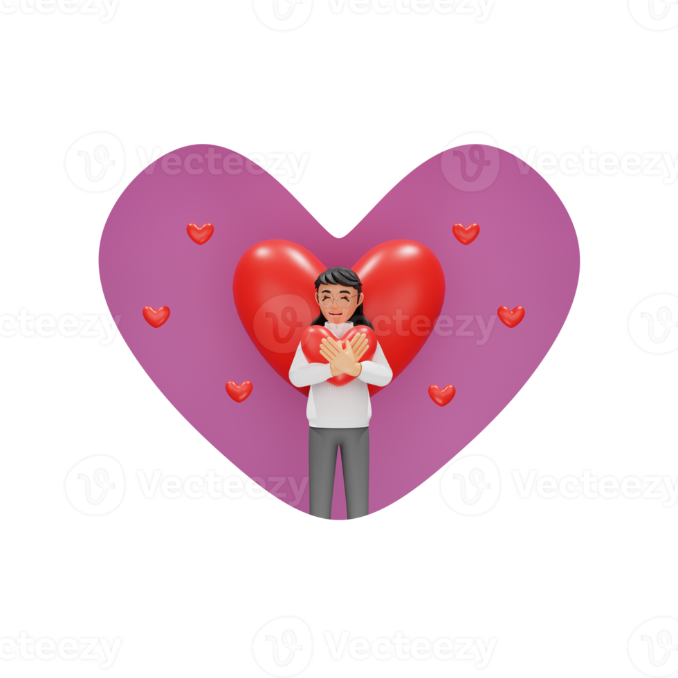 Self Love 3d Character Illustration 17218192 Png