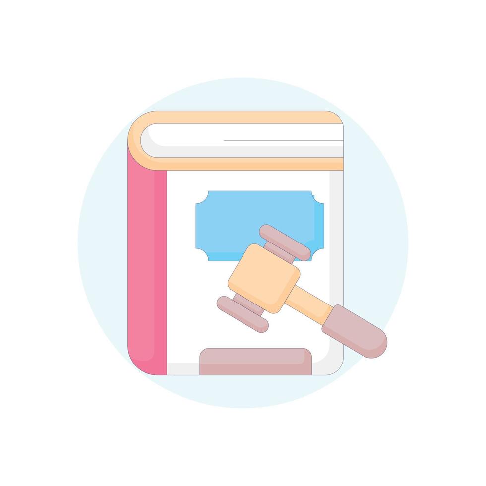 Vector De Derecho Comercial Con Ilustración De Estilo De Icono De Fondo Archivo Eps 10 17219412