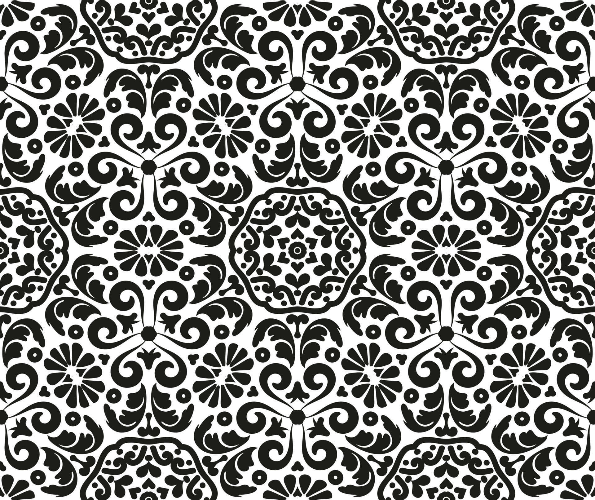 Damask Vector Patterns