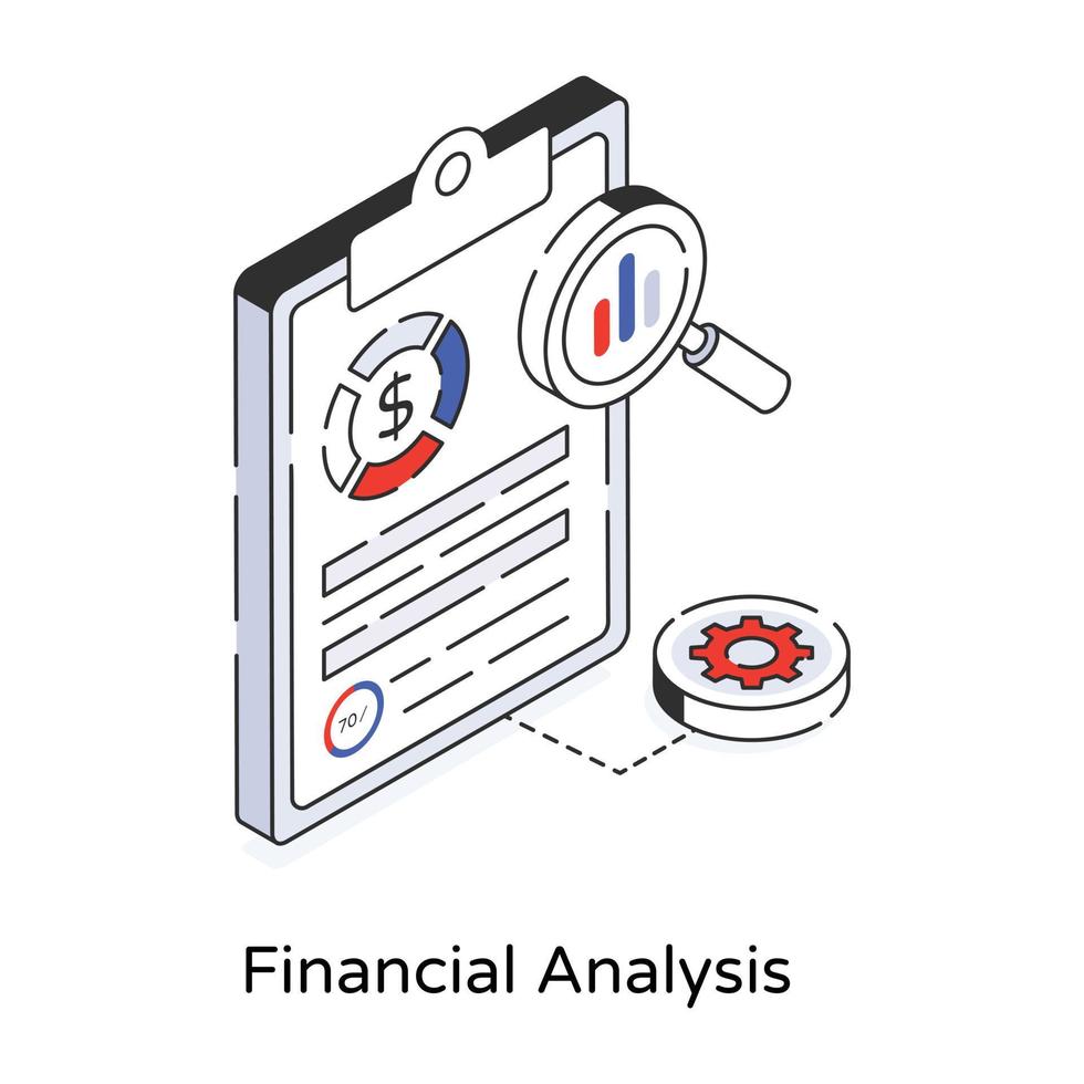 Trendy Financial Analysis 17220983 Vector Art At Vecteezy