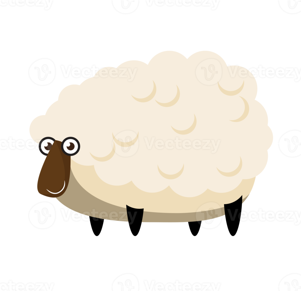 Sheep Cartoon Character 17221564 Png