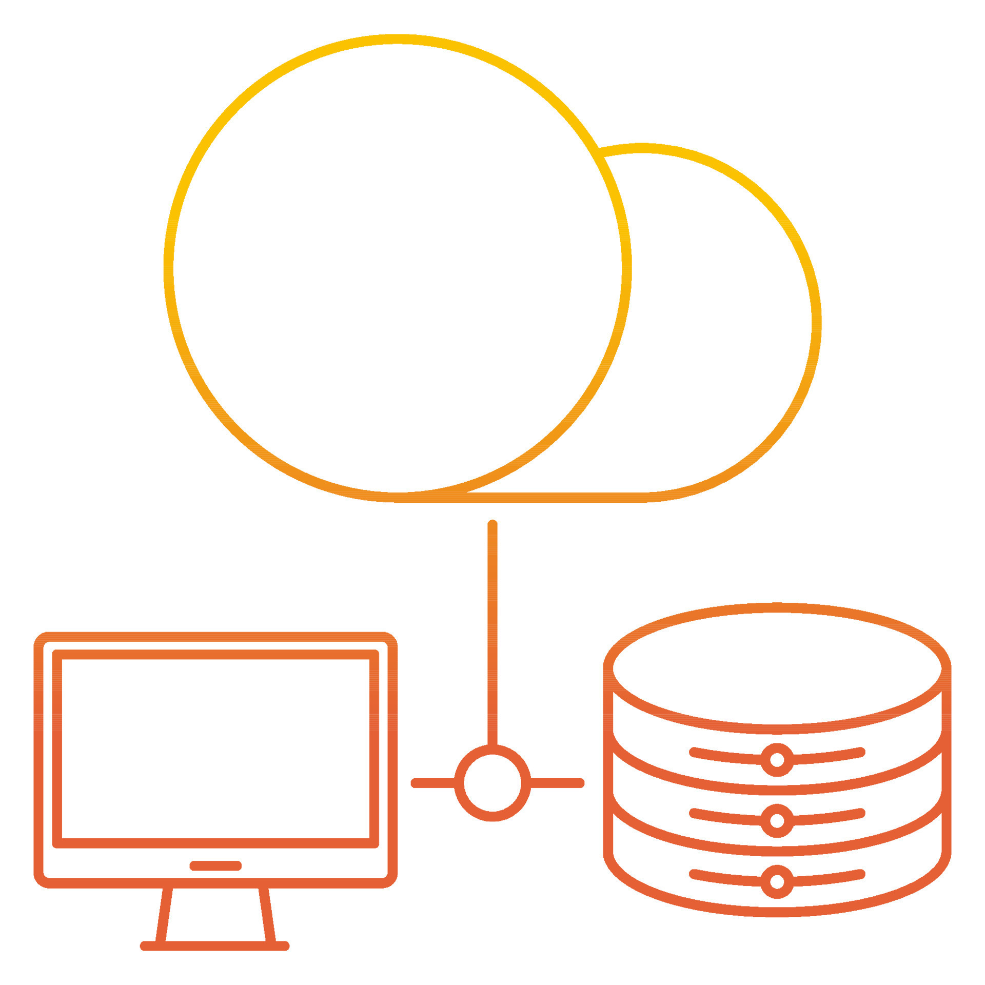 Database icon, suitable for a wide range of digital creative projects ...