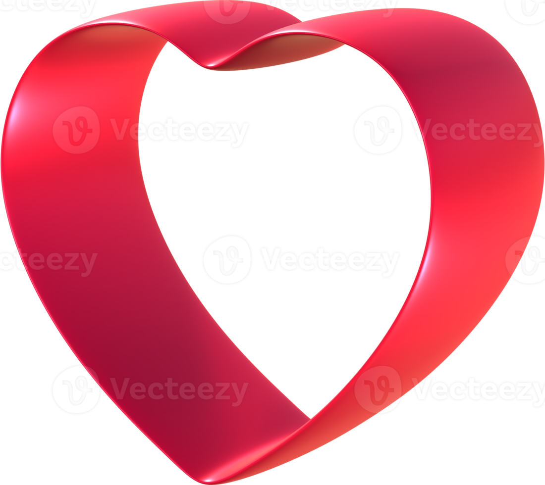 Ilustração De Amor De Coração 3d Dia Dos Namorados 17225577 Png