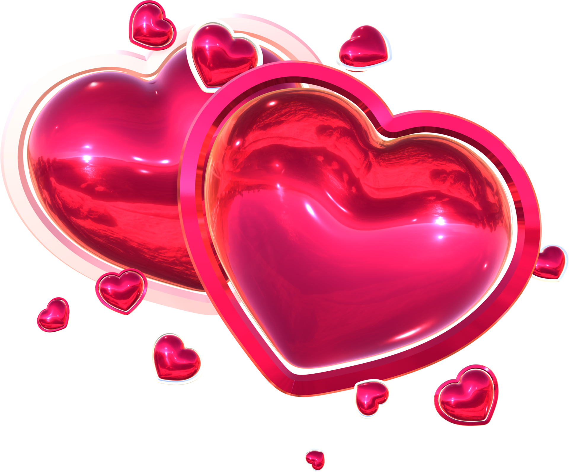 Free 3d Heart Love Illustration Valentines Day 17225613 Png With