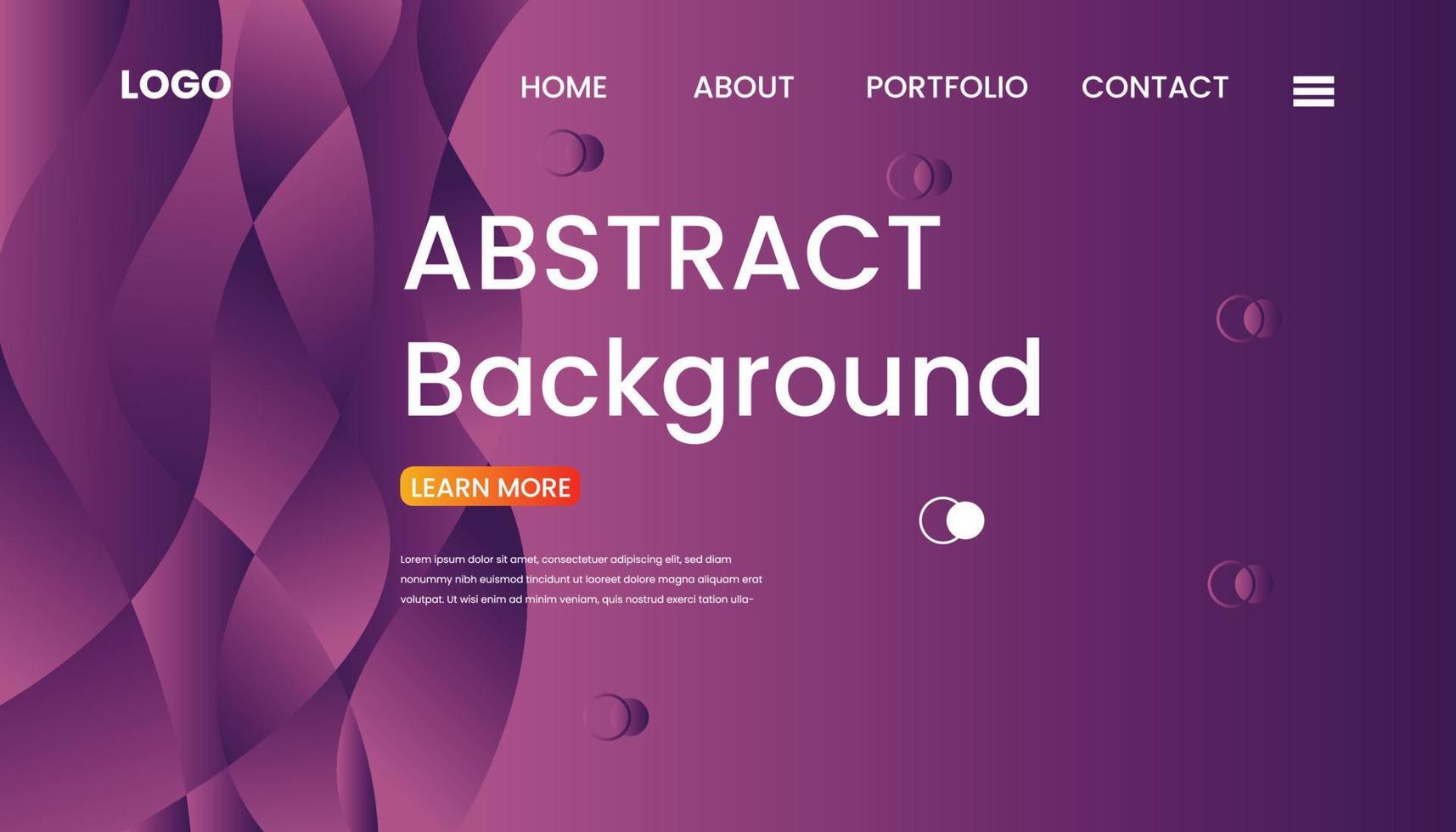Abstract background Landing page free Vector 17241659 Vector Art at Vecteezy