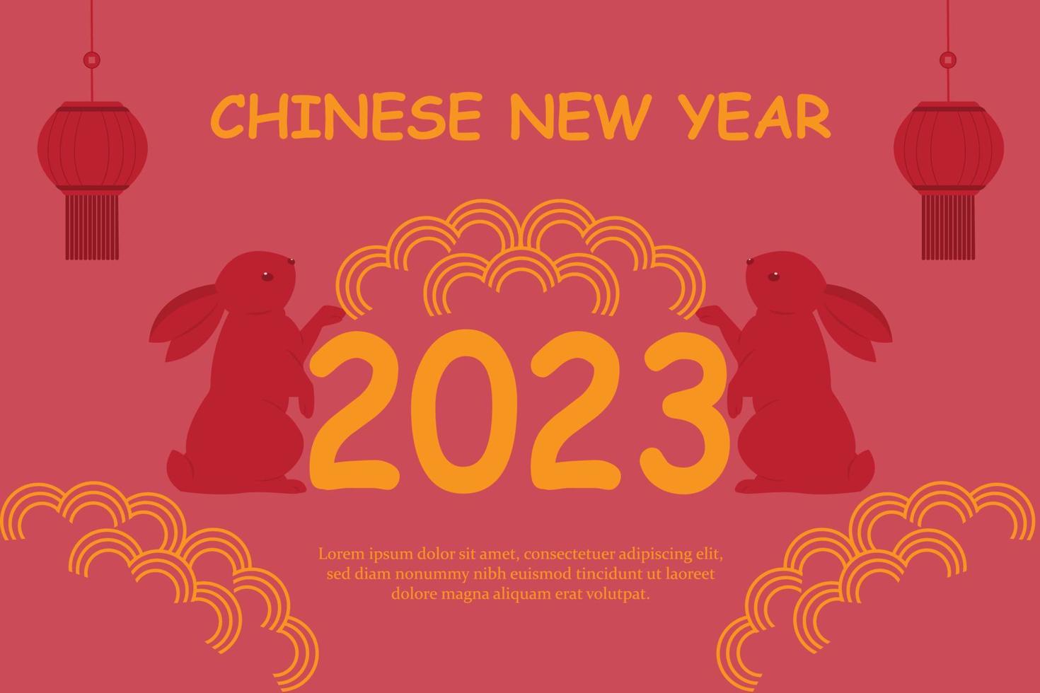 2023 chinese new year celebration vector 17241687 Vector Art at Vecteezy