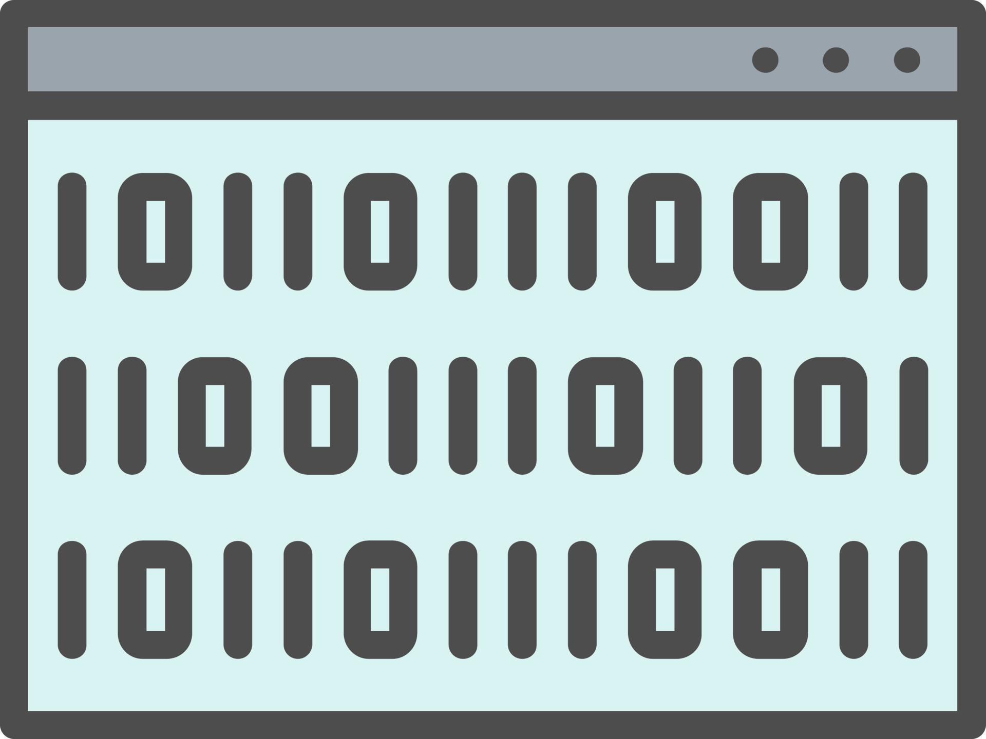 Binary Code Vector Icon 17254441 Vector Art at Vecteezy