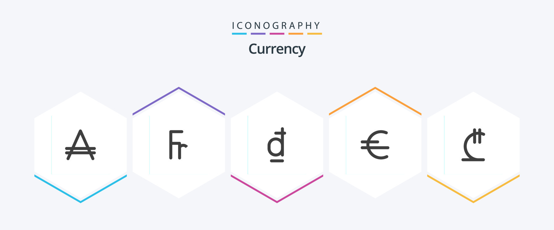Currency 25 Flat Icon Pack Including Georgia Lari Dong Finance Euro 17254897 Vector Art At