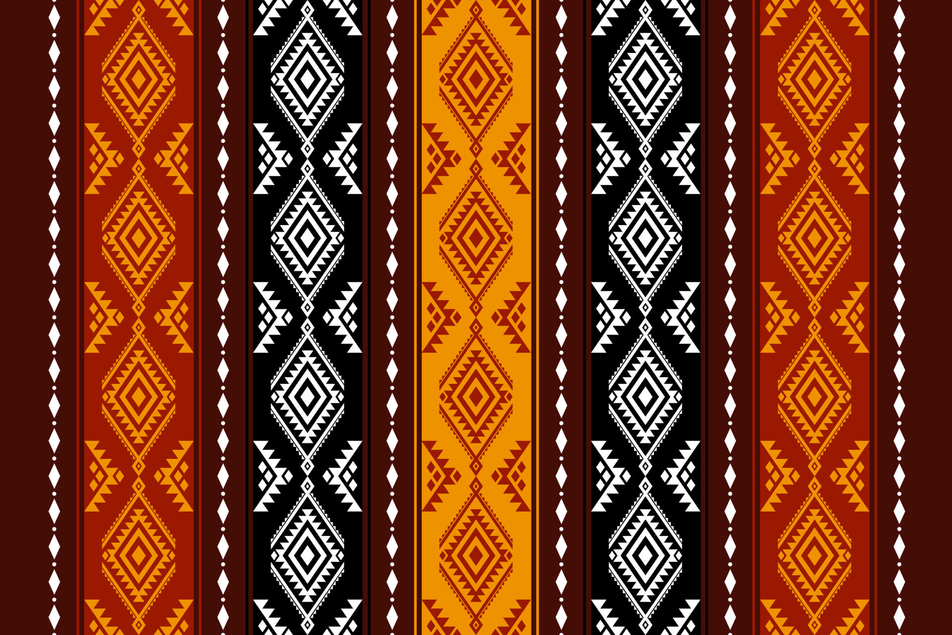 Geometric ethnic oriental seamless pattern traditional Design for ...