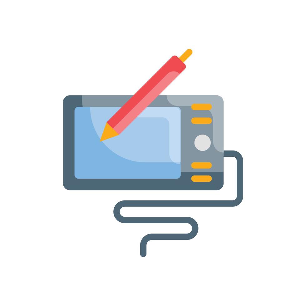 Digital Drawing Vector Icon Design Development flat EPS 10 file ...