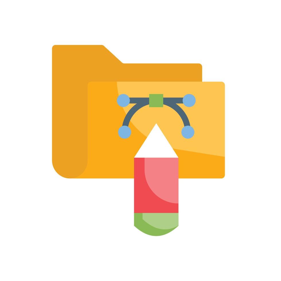 Design Folder Vector Icon Design Development flat EPS 10 file 17256946 ...