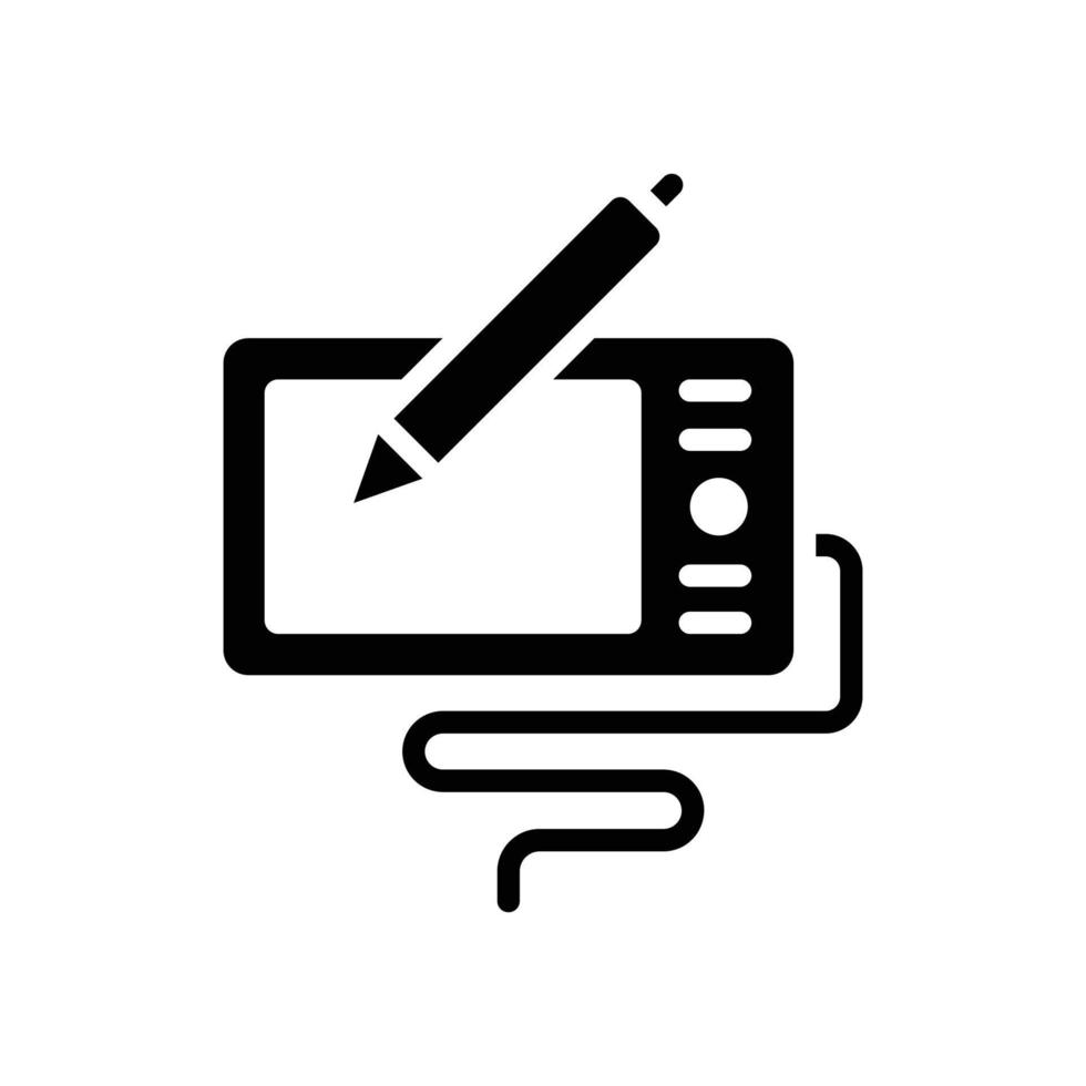 Digital Drawing Vector Icon Design Development Glyph EPS 10 file ...