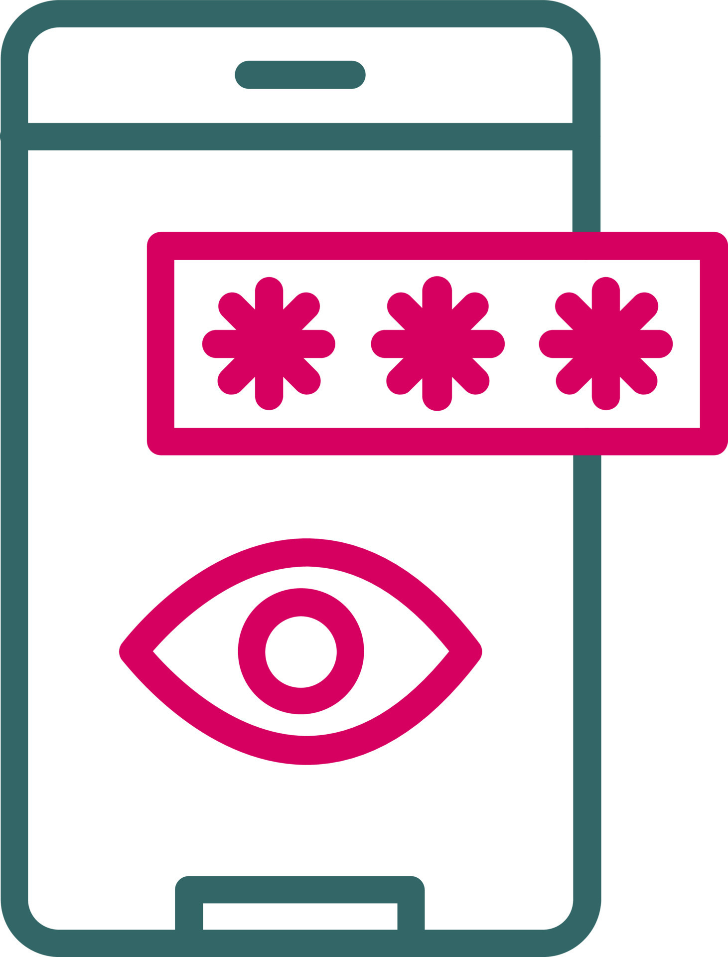 Show Password Vector Icon 17257565 Vector Art At Vecteezy
