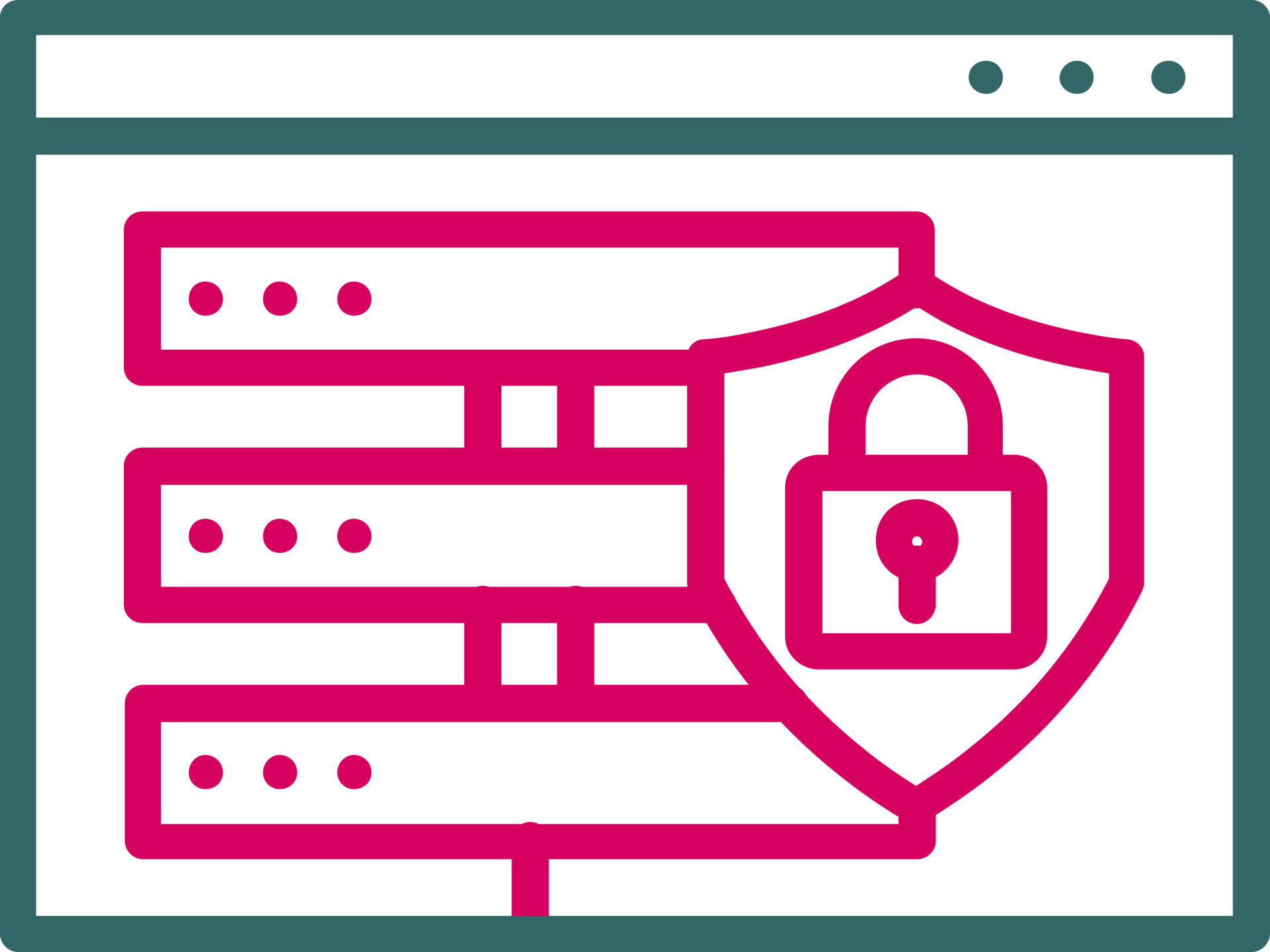 Database Security Vector Icon 17257959 Vector Art At Vecteezy