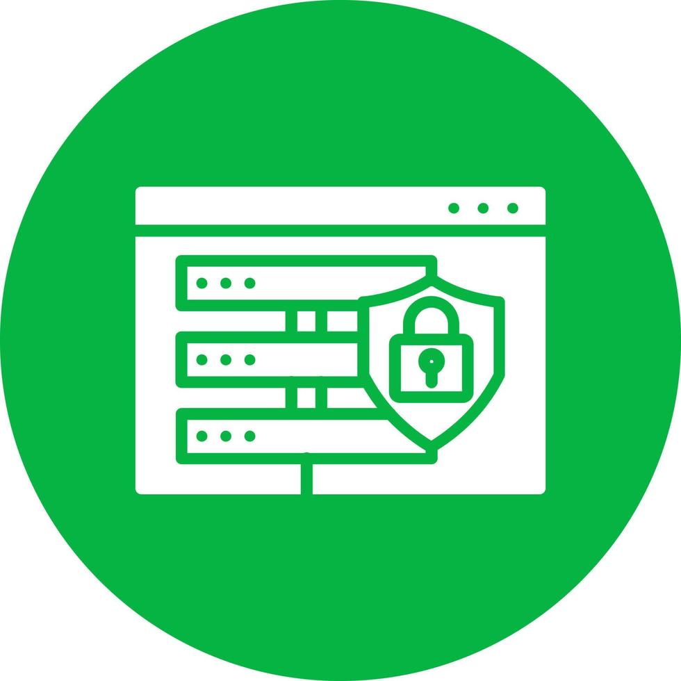 Database Security Vector Icon 17258356 Vector Art At Vecteezy