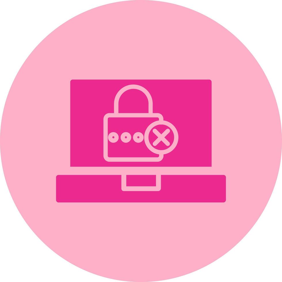 Wrong Password Vector Icon 17258577 Vector Art At Vecteezy