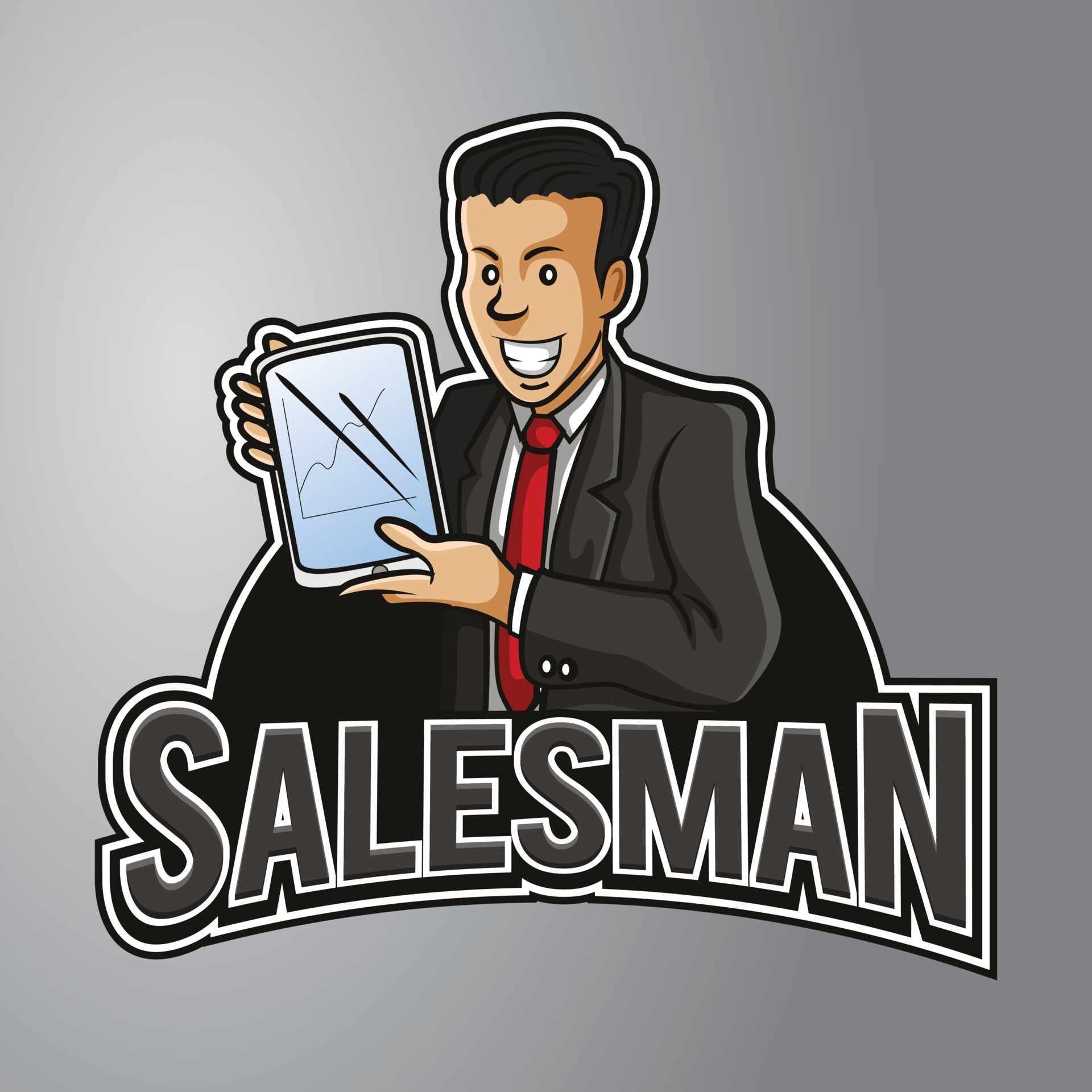 Salesman Logo Illustration 17259130 Vector Art at Vecteezy Salesman Logo Illustration 17259130 Vector Art at Vecteezy