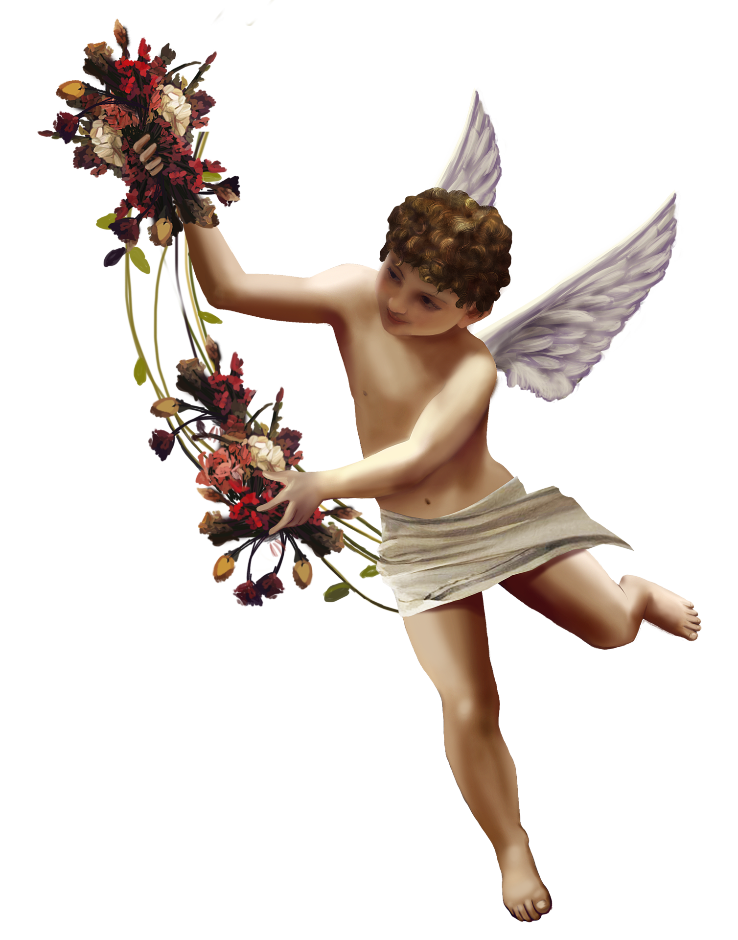 Valentines Day Cherub Angel Cupid Sticker Fictional Character