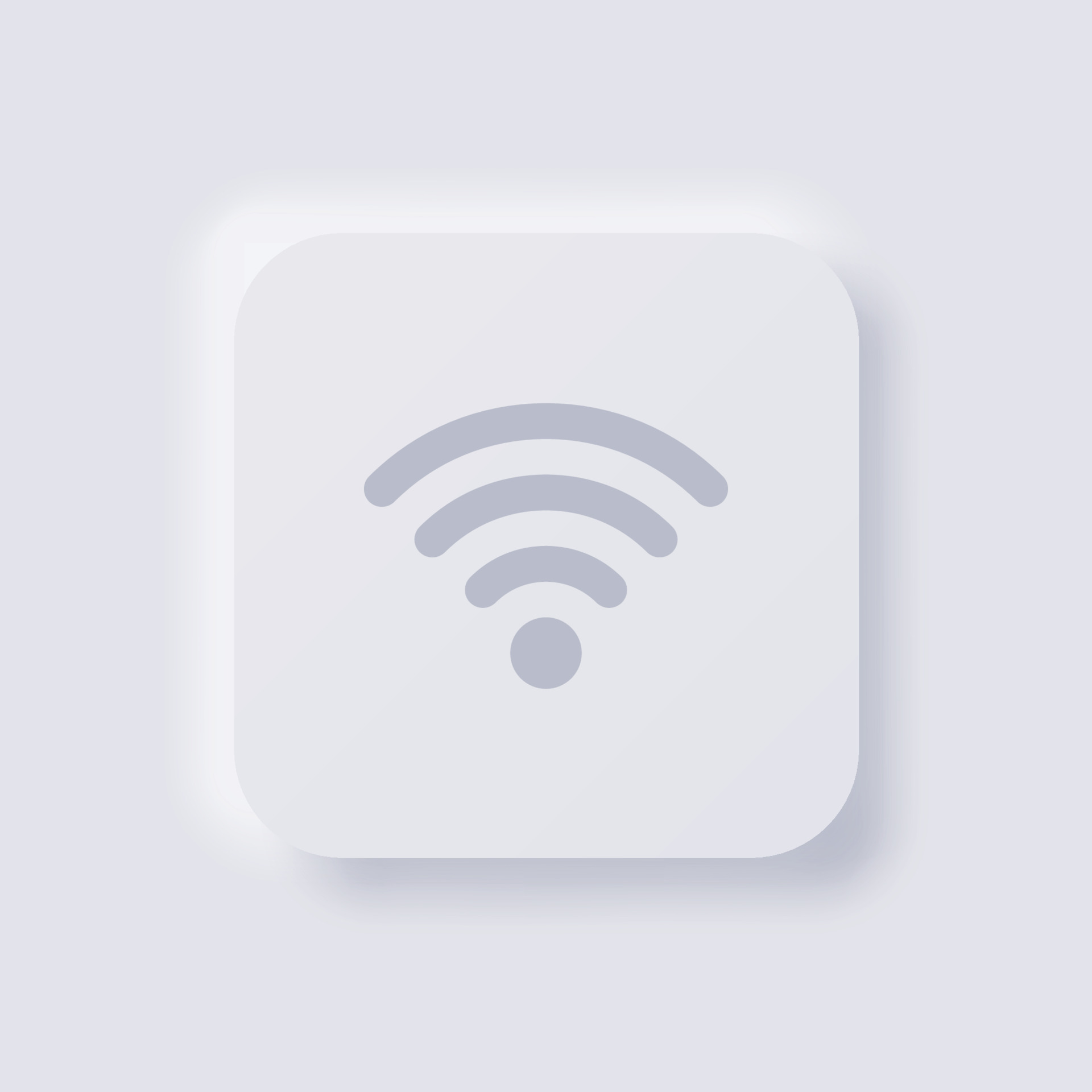 Signal Symbol Icon White Neumorphism Soft Ui Design For Web Design Application Ui And More