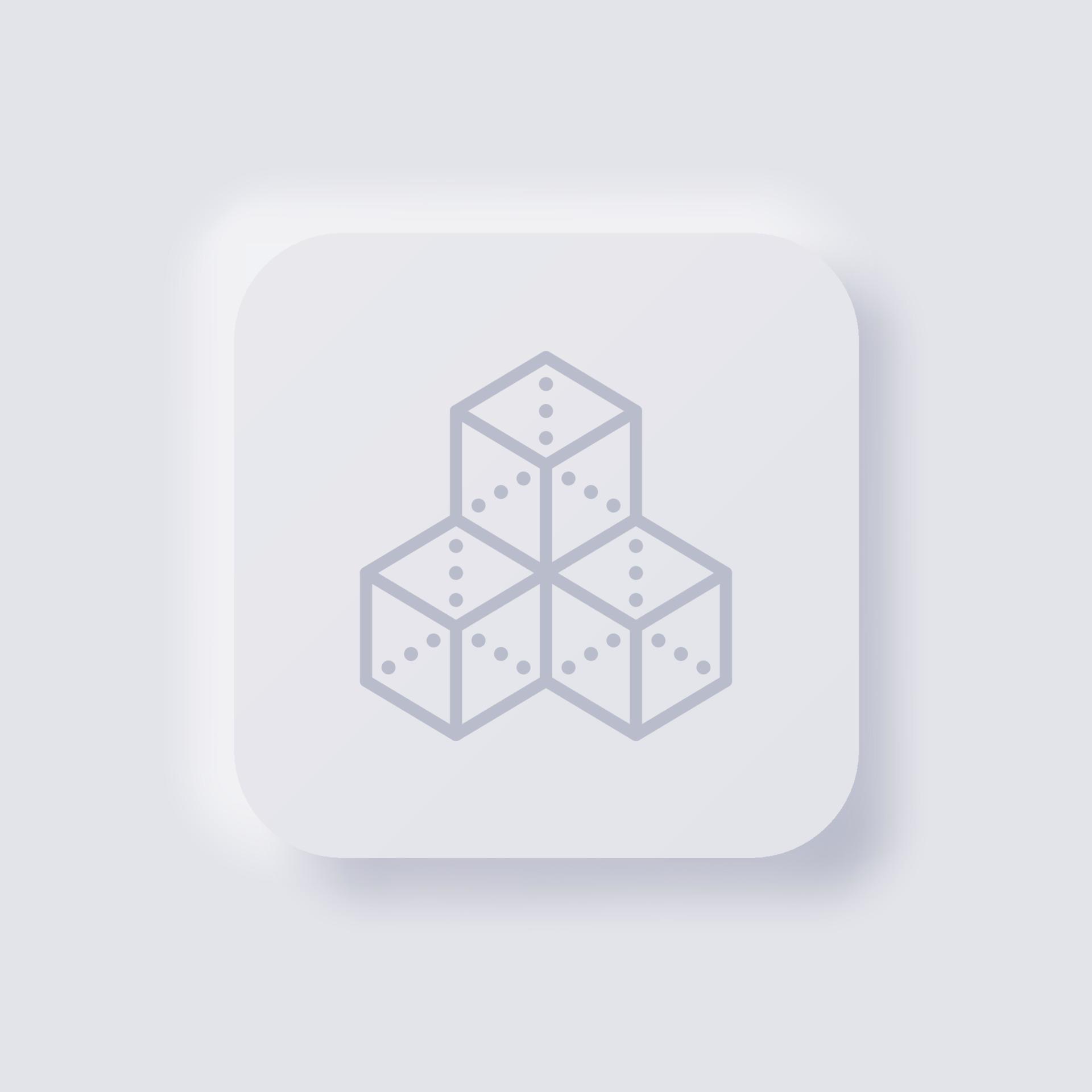 3D Hologram objects, icon, White Neumorphism soft UI Design for Web design, Application UI and ...