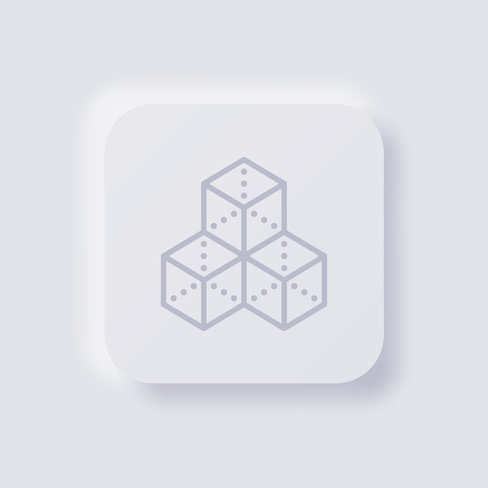 3D Hologram objects, icon, White Neumorphism soft UI Design for Web design, Application UI and ...