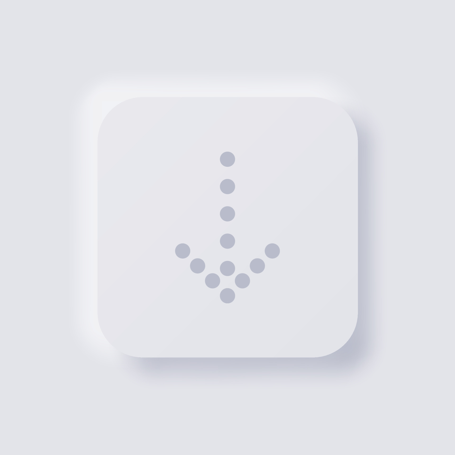 Arrow Icon White Neumorphism Soft Ui Design For Web Design