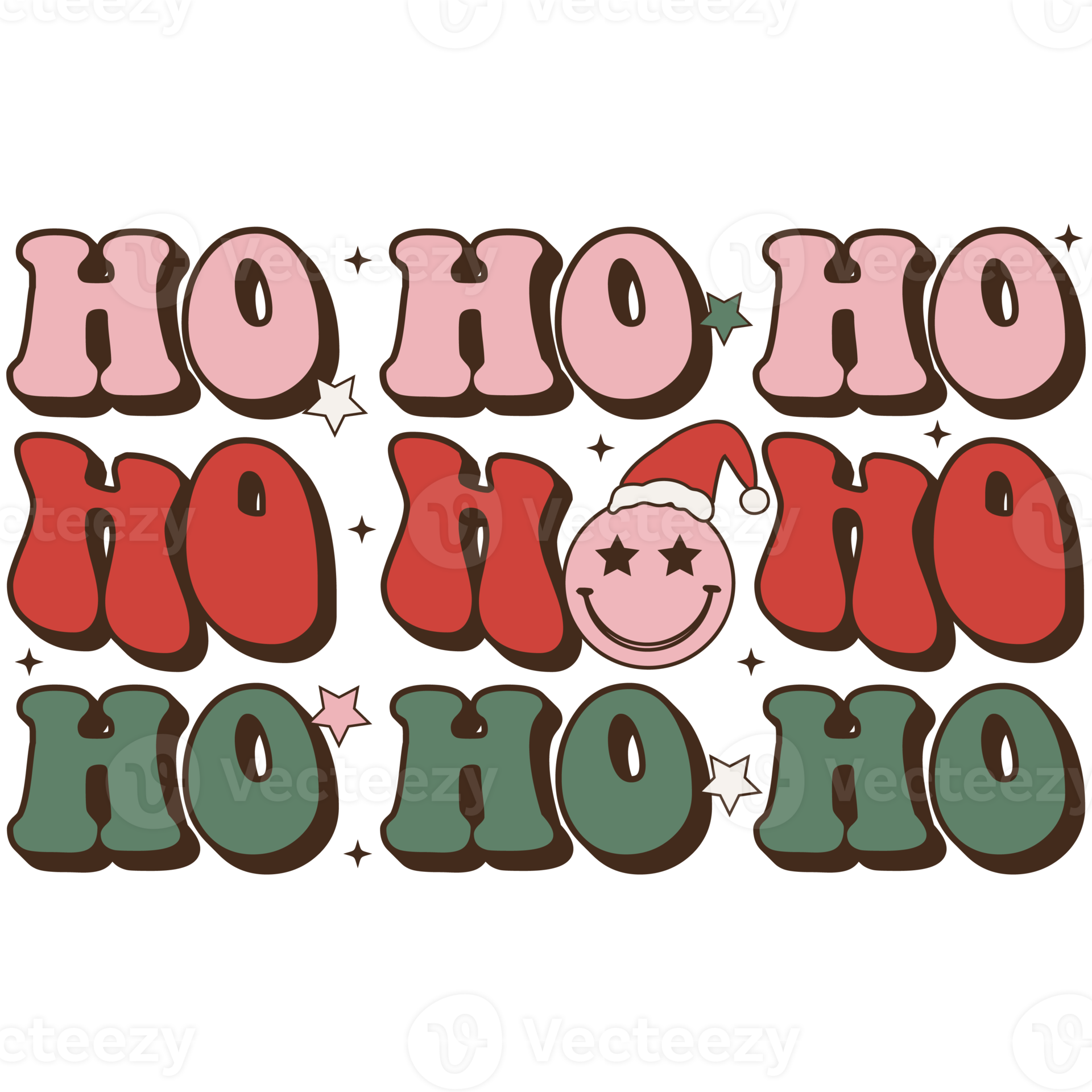Ho Ho Ho Retro Christmas PNG 17264842 PNG