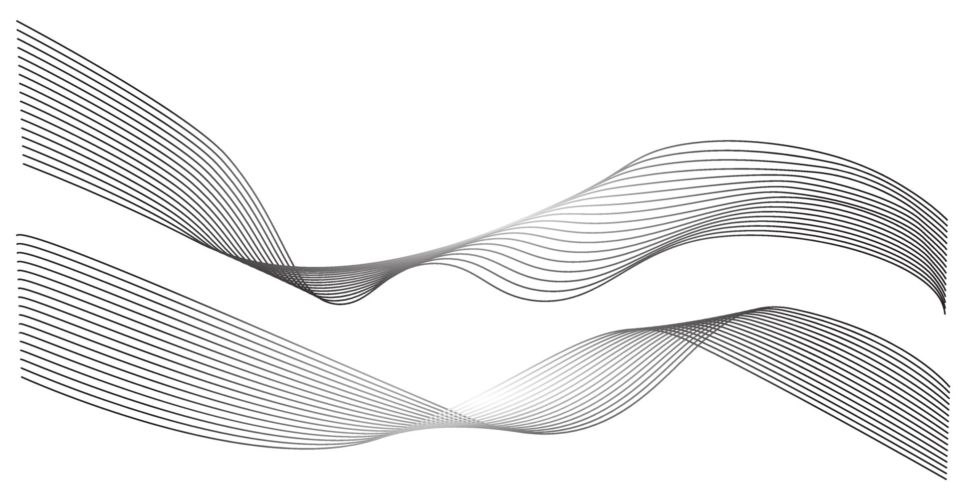 Abstract wavy design motion background. Vector modern illustration ...