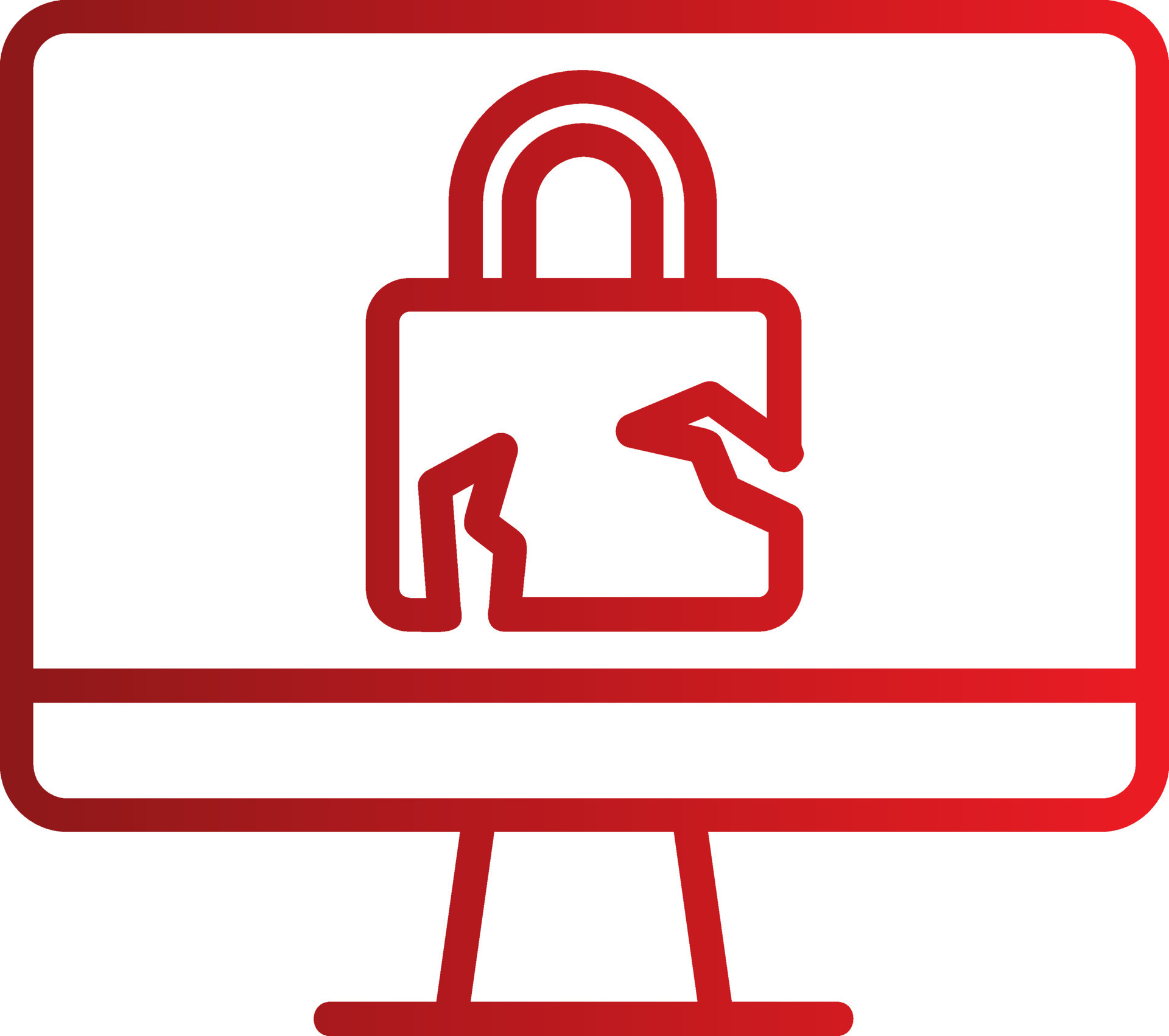 Security Breach Vector Icon 17269330 Vector Art At Vecteezy