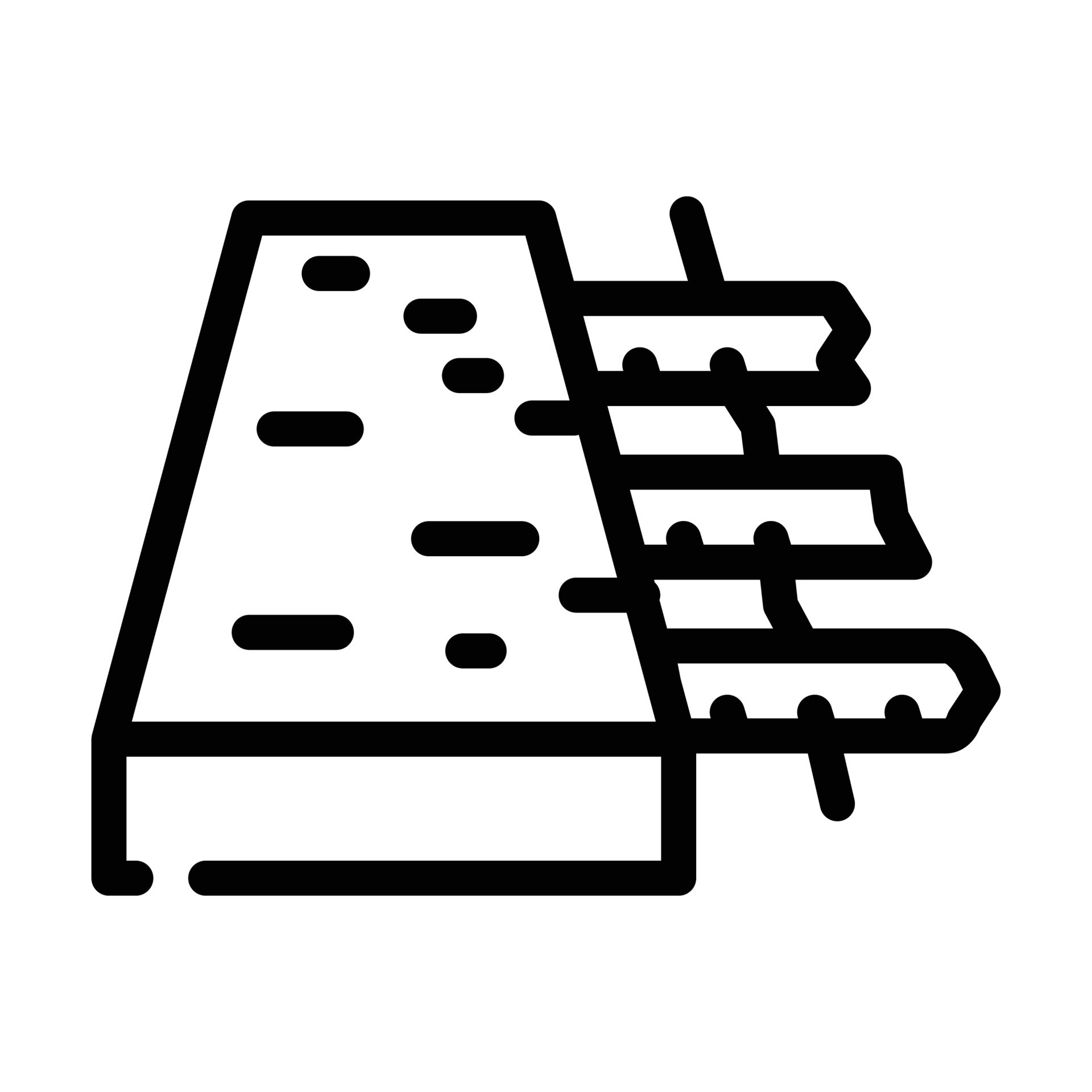 Reinforced Concrete Floor Line Icon Vector Illustration 17290094 Vector