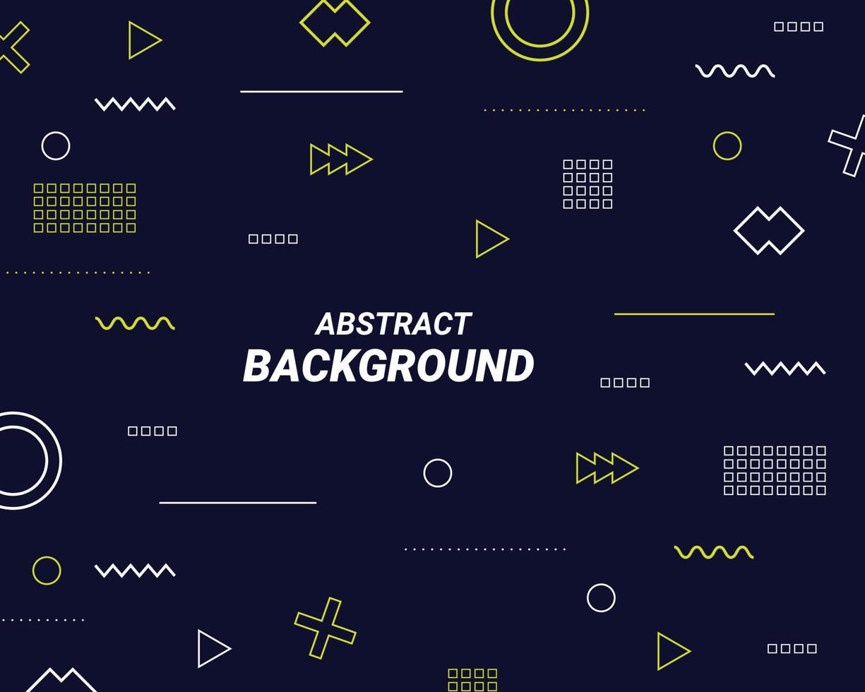 abstract vector background with geometric shapes 17293666 Vector Art at ...