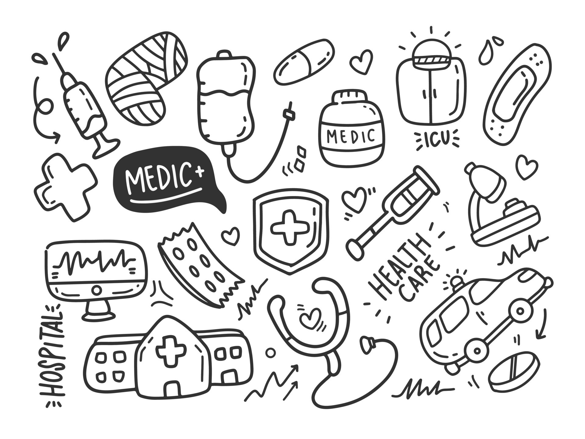 medical theme doodle 17294566 Vector Art at Vecteezy medical theme doodle 17294566 Vector Art at Vecteezy