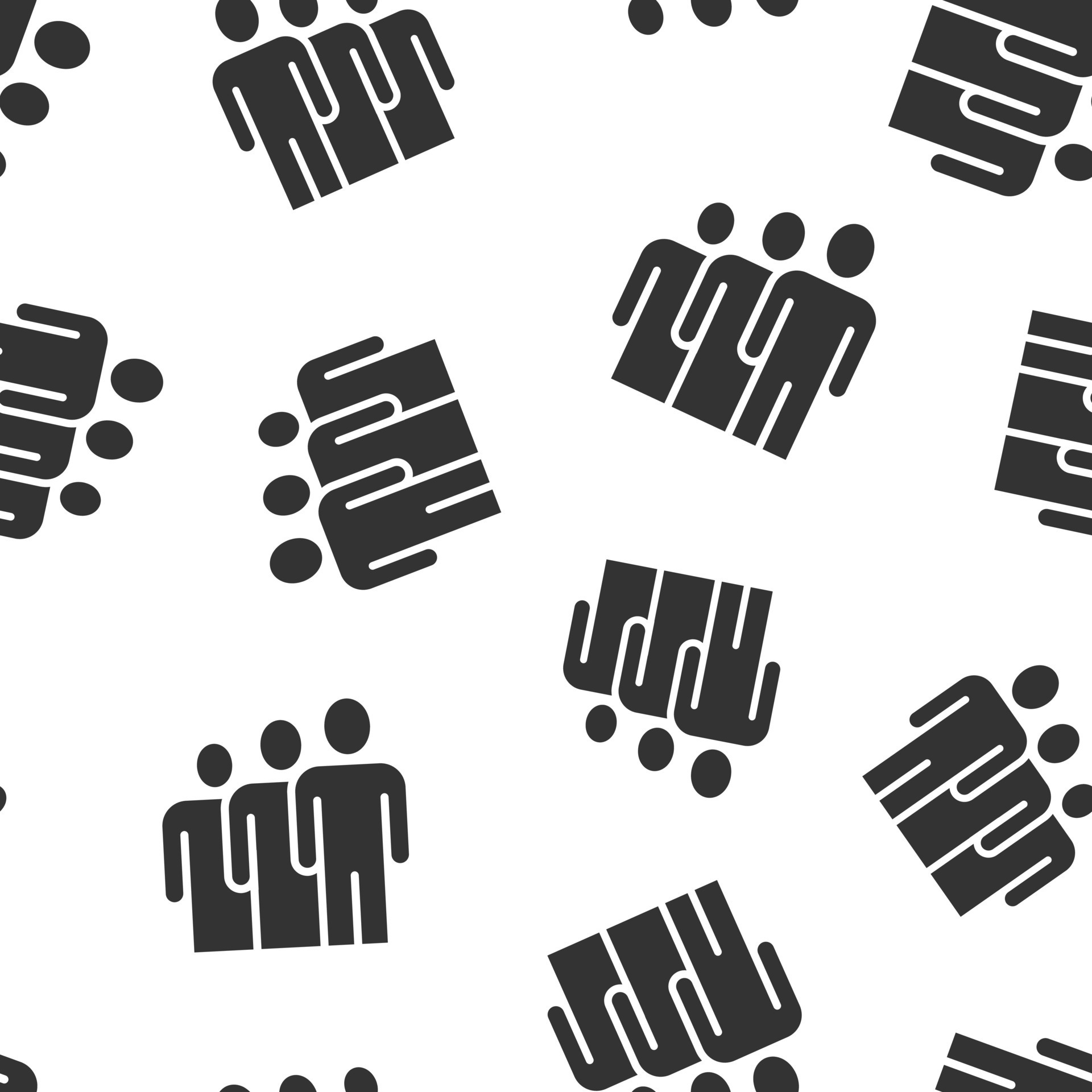 People Communication Icon In Flat Style People Vector Illustration On White Background