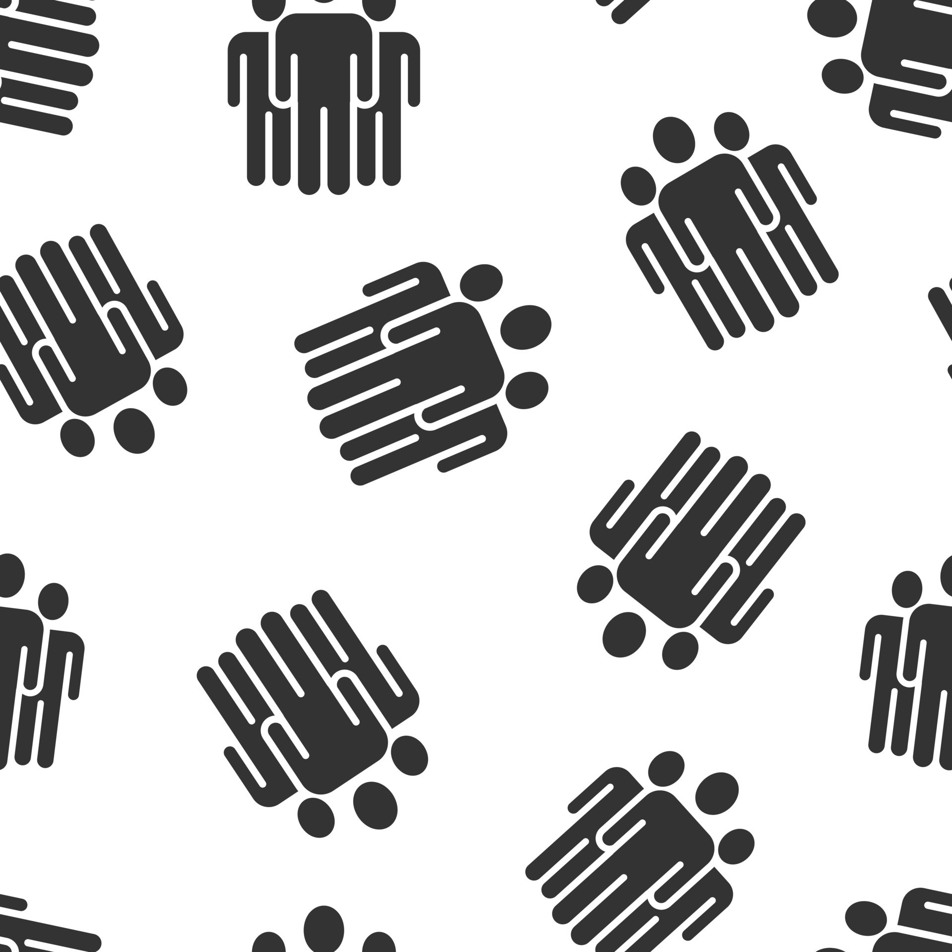 People Communication Icon In Flat Style People Vector Illustration On White Background