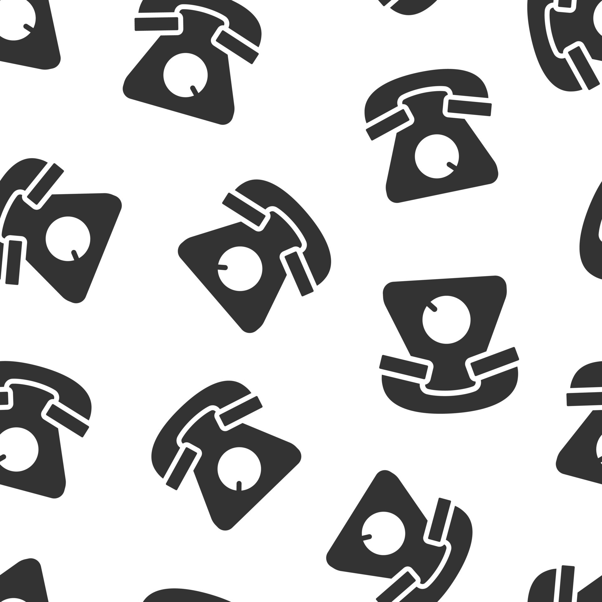 Mobile Phone Icon In Flat Style Telephone Talk Vector Illustration On White Isolated Background