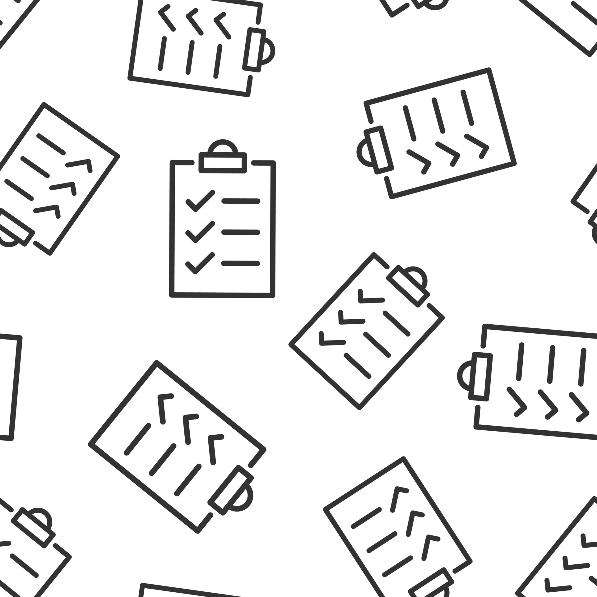 To do list icon in flat style. Document checklist vector illustration ...