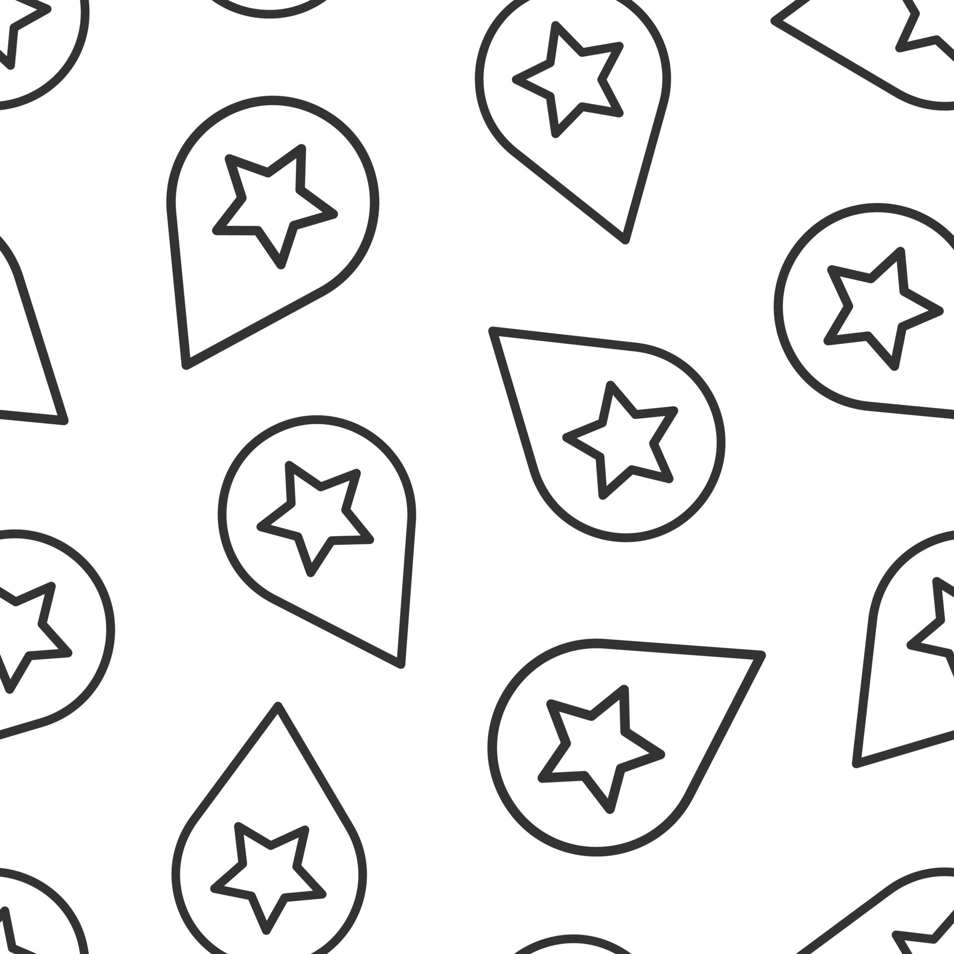 Map Pin Icon In Flat Style Gps Navigation Vector Illustration On White
