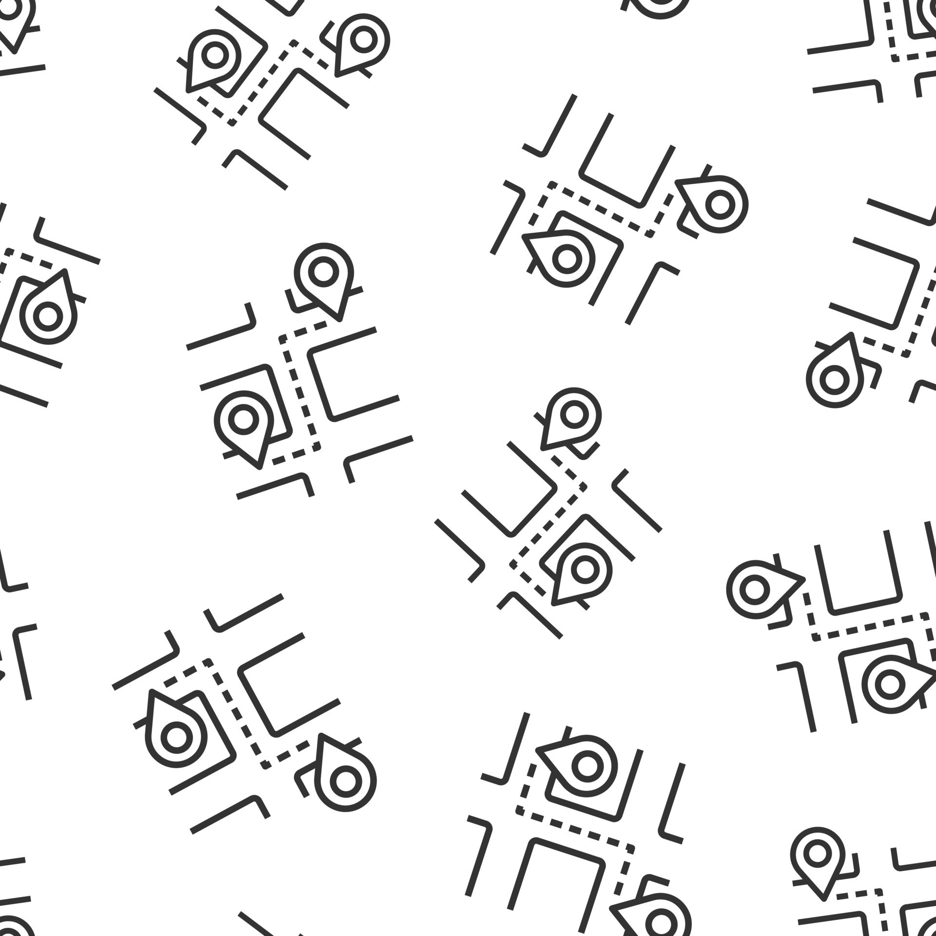 Map Pin Icon In Flat Style Gps Navigation Vector Illustration On White Isolated Background