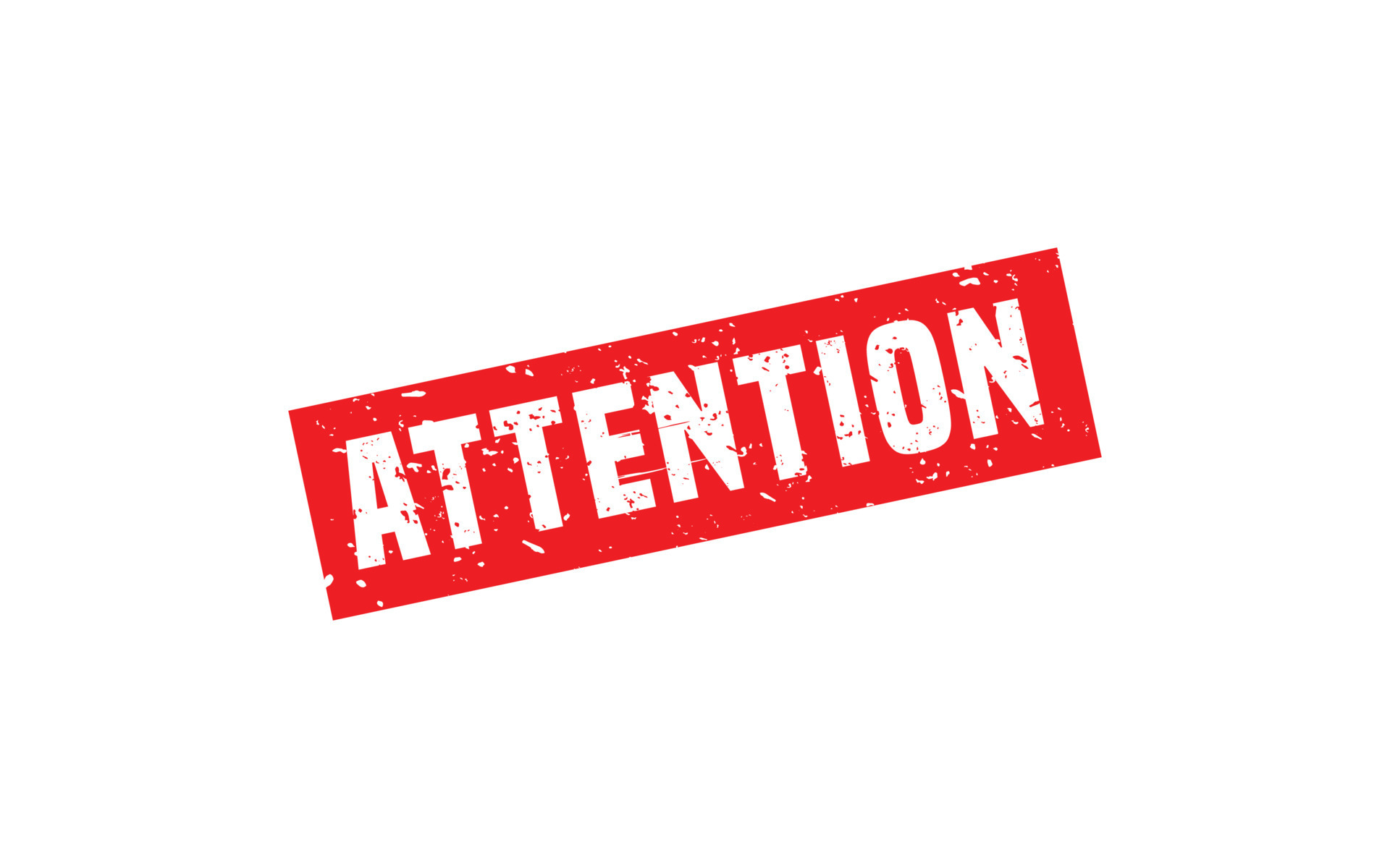 Attention Rubber Stamp With Grunge Style On White Background 17301204
