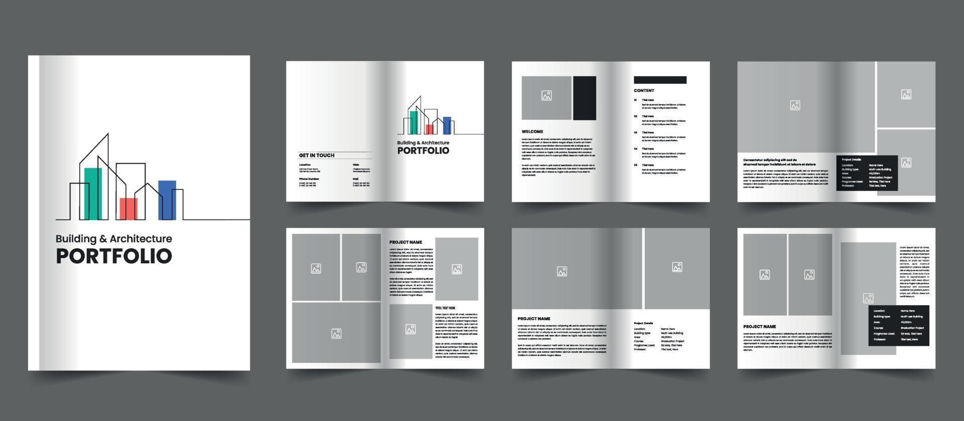 Minimal Architecture Portfolio Template or Building Technology and ... Minimal Architecture Portfolio Template or Building Technology and ...