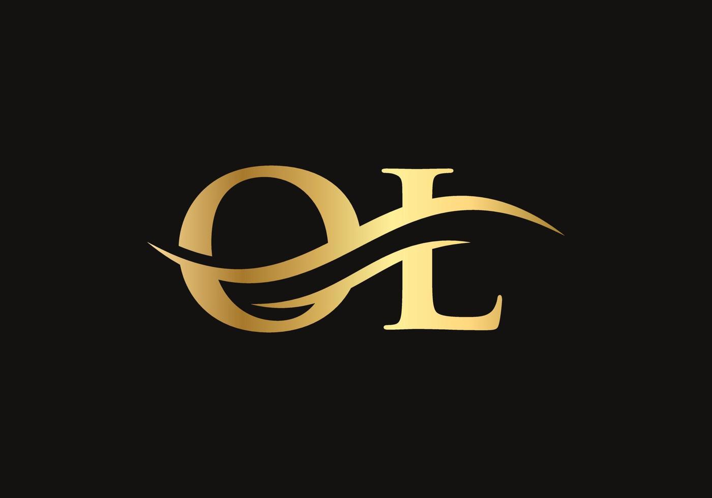 Initial OL letter linked logo vector template. Swoosh letter OL logo ... Initial OL letter linked logo vector template. Swoosh letter OL logo ...