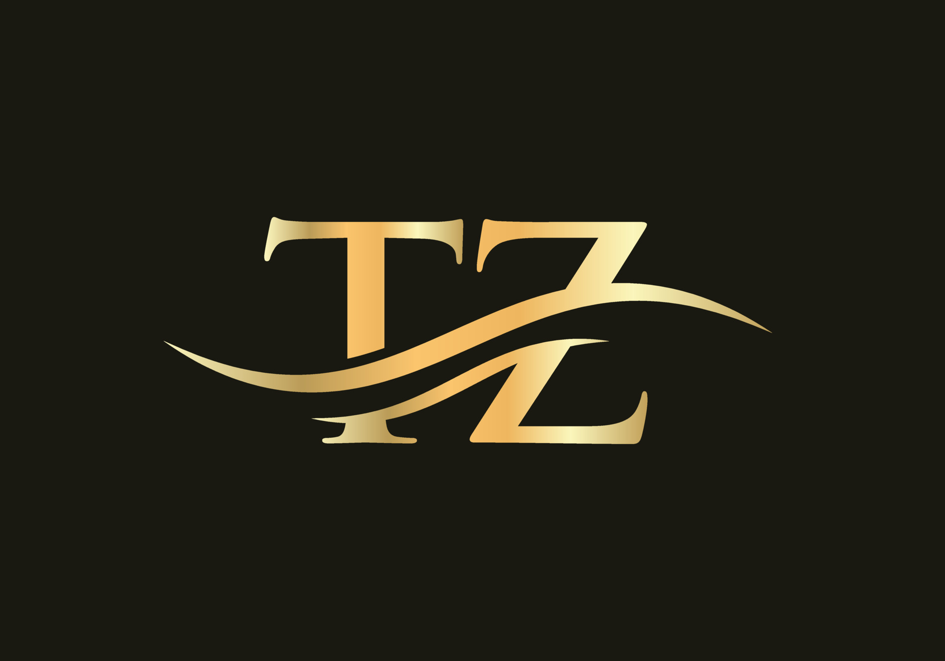 TZ logo design. Initial TN letter logo vector. Swoosh letter TZ logo ... TZ logo design. Initial TN letter logo vector. Swoosh letter TZ logo ...