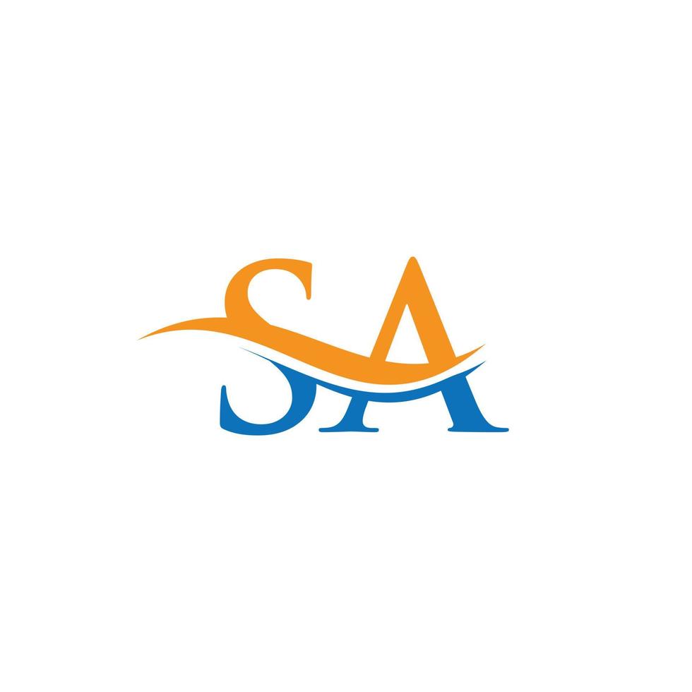 SA logo Design. Premium Letter SA Logo Design with water wave concept ... SA logo Design. Premium Letter SA Logo Design with water wave concept ...