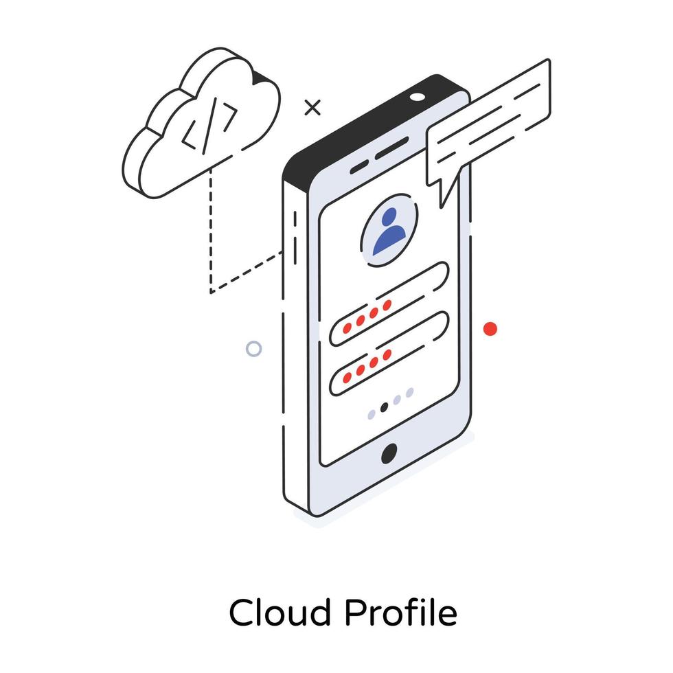 Trendy Cloud Profile 17310012 Vector Art at Vecteezy