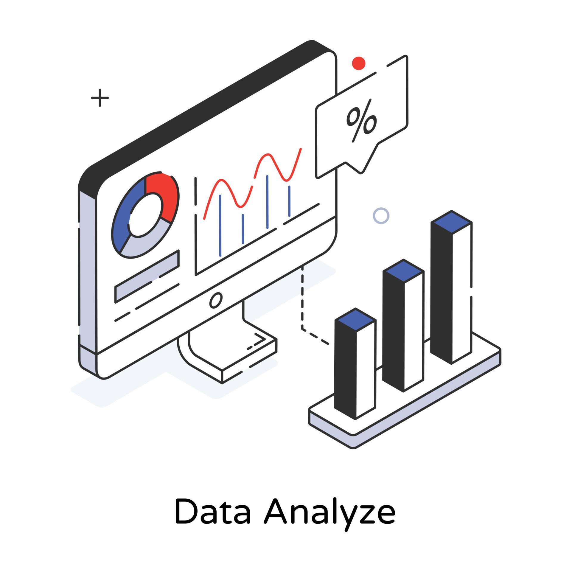 Trendy Data Analyze 17310102 Vector Art at Vecteezy