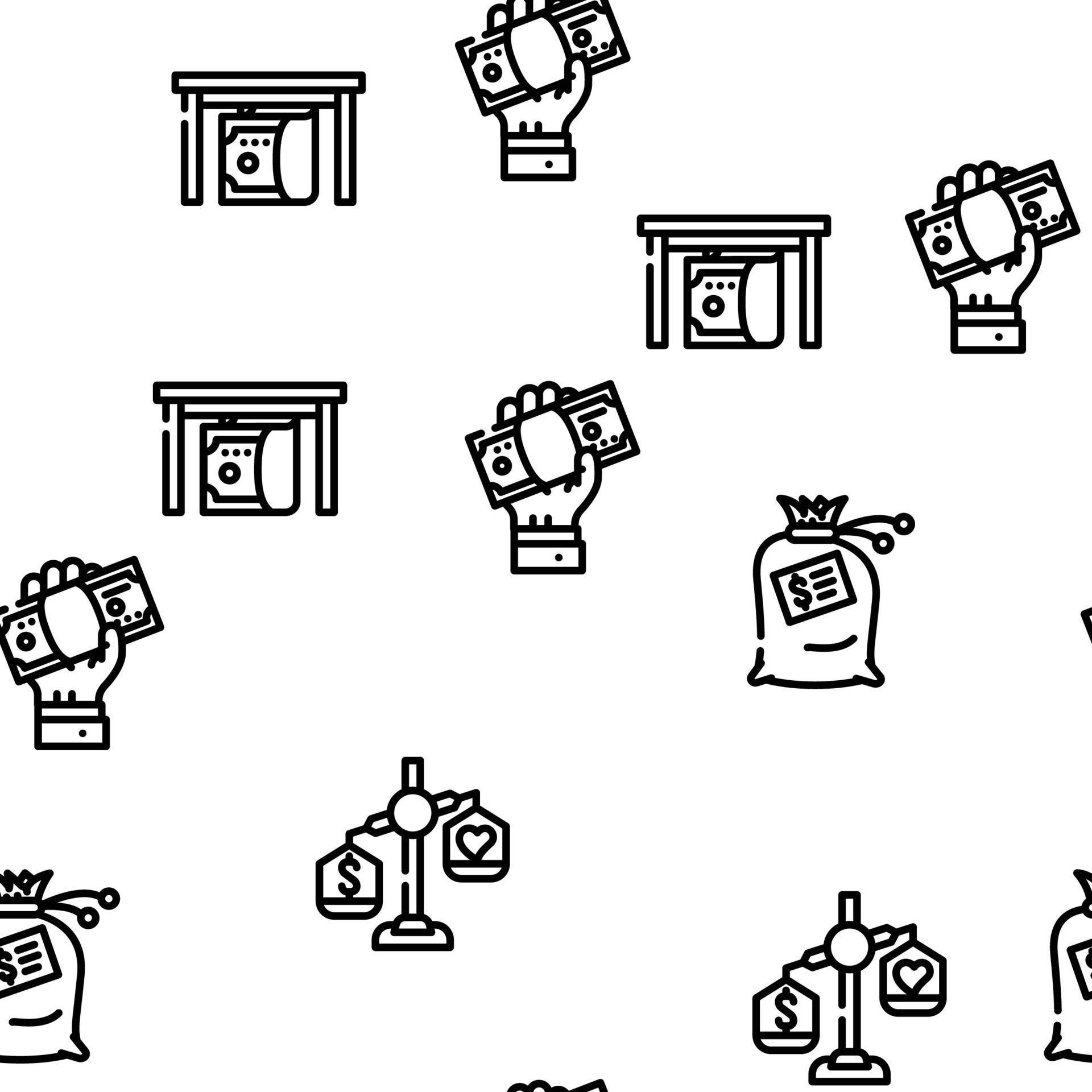 Corruption Problem Vector Seamless Pattern 17313649 Vector Art at Vecteezy