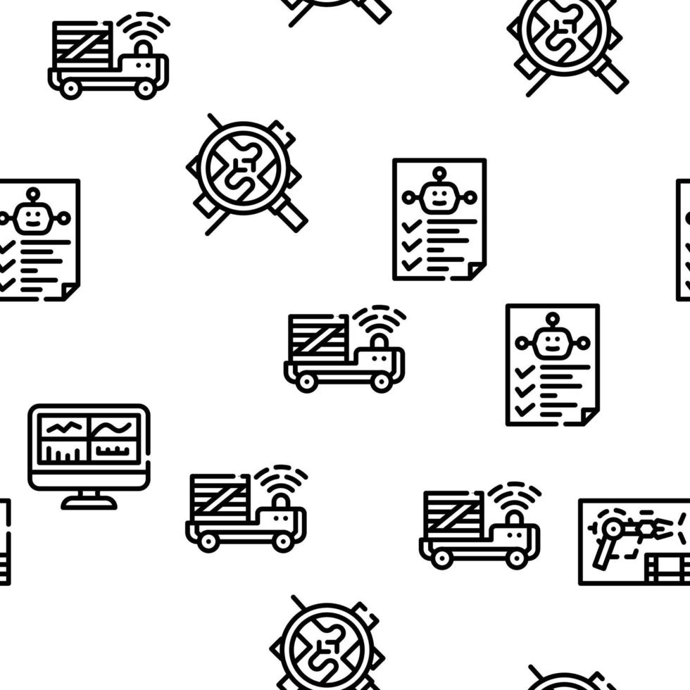 Automation Engineer Vector Seamless Pattern 17313875 Vector Art at Vecteezy