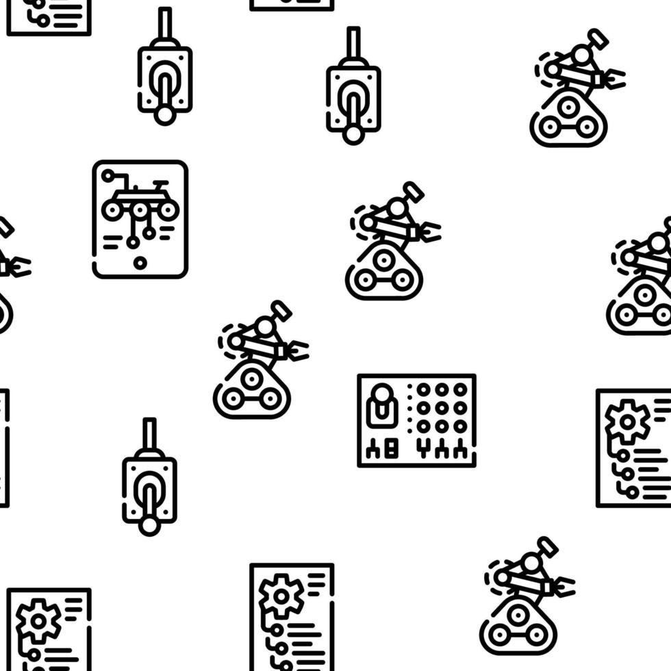 Automation Engineer Vector Seamless Pattern 17313878 Vector Art at Vecteezy