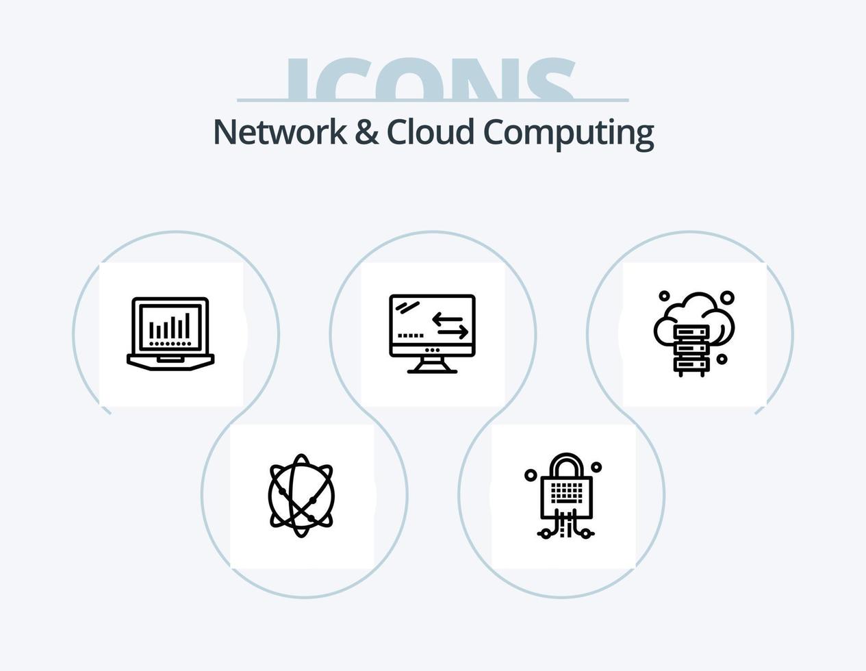 Network And Cloud Computing Line Icon Pack 5 Icon Design. download ... Network And Cloud Computing Line Icon Pack 5 Icon Design. download ...